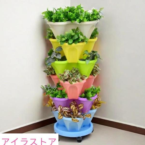 【高品質の素材】: プレミアムポリプロピレンから作られた積み重ね可能なプランターは、特別な耐久性を保証し、日常の摩耗や損傷に耐性があります。屋内および屋外のガーデニング向けに設計されたこのプランターは、持続的で頑丈なパフォーマンスを約束しま...