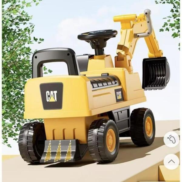 はたらく車ってカッコイイ！ショベルカーは子供たちの憧れの乗り物。本物の様にアームを動かして遊べる乗用ショベルカーはお外でもお家でも大活躍！正規ライセンス乗用玩具キャタピラー(CAT)社から正規のライセンスを受けた乗用玩具です。自由に動かせる...