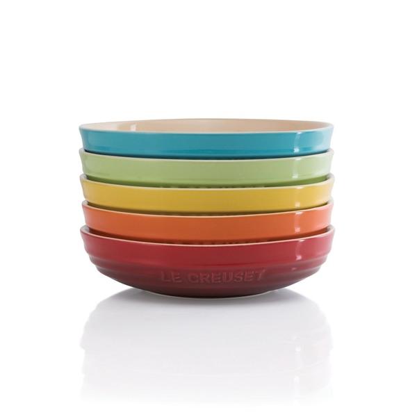 ZOZO問い合わせ番号:43163085ショップ:Le Creuset，ル・クルーゼブランド:Le Creuset，ルクルーゼ商品名:ラウンド・ディッシュ 20cm (5枚入り)　レインボーカテゴリ:食器/キッチン>食器ブランド品番:...