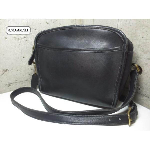 COACH 【中古】COACH/コーチ 本革 レザー ショルダーバッグ 黒 COACH 【中古】COACH/コーチ 本革 レザー ショルダーバッグ 黒