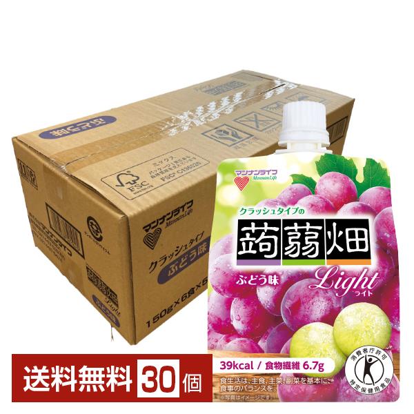 マンナンライフ クラッシュタイプの蒟蒻畑ライト ぶどう味 特定保健用食品 トクホ 蒟蒻ゼリー こんにゃくゼリー 食物繊維注文件数が大幅に増えるセール時等は、配送が遅れる場合があります。当店からの「ご注文確認メール」にて出荷予定日をお知らせい...