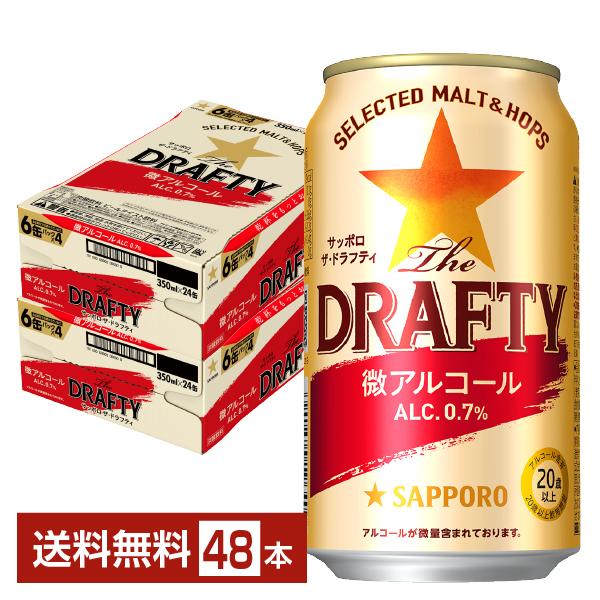 サッポロ ザ ドラフティ サッポロビール 微アルコール sapporo 国産 ビールテイスト注文件数が大幅に増えるセール時等は、配送が遅れる場合があります。当店からの「ご注文確認メール」にて出荷予定日をお知らせいたします。