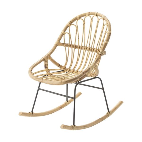 カラー：ナチュラルサイズ：W47×D75×H81×SH38スペック：ラタン ラッカー塗装 スチール(粉体塗装)原産地：インドネシア