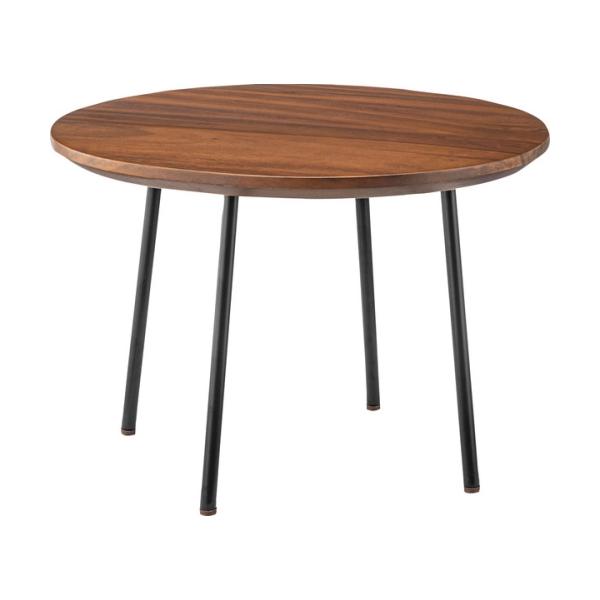 ひとつひとつ違う木の表情を活かした個性的な天板と細身でシャープなスチール脚とのバランスが、シンプルで使いやすいテーブルです。ちょっとしたところで活躍する、ちょうどいいサイズ設計。天板は正円ではなく、切り株のような素朴なラインに仕上げ、個性を...