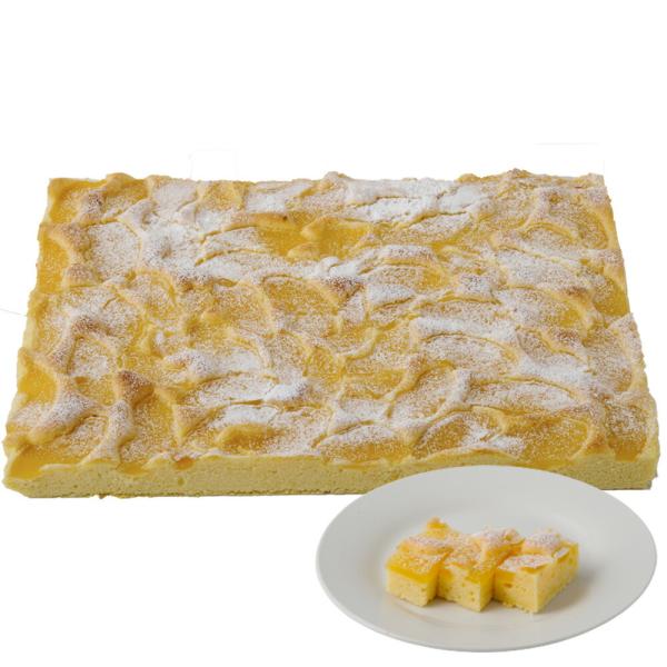 カット数の選べるシートケーキ   ケーキバイキング パーティー デザートに！カットなし、30,48,60,72,96,120からお好きなカット数をお選びください。 アーモンド風味の生地にジューシーで歯応えのあるりんごを贅沢に敷きつめ焼き上げ...