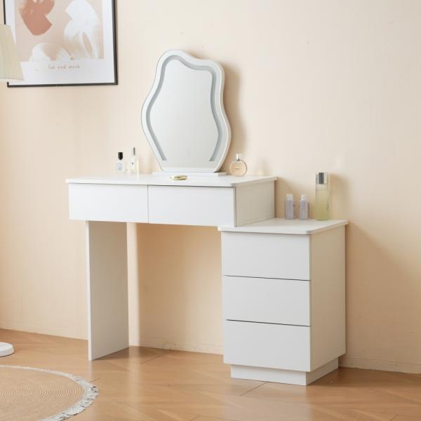 【あらゆる空間にフィット】メインキャビネットとサイドキャビネットを自由に組み合わせ可能。ナチュラルモダンやミニマルスタイルなど、様々なインテリアに調和できます。【無段階調節可能！】天候やお部屋の照明に左右されず、ちょうどよい光でメイクを楽し...