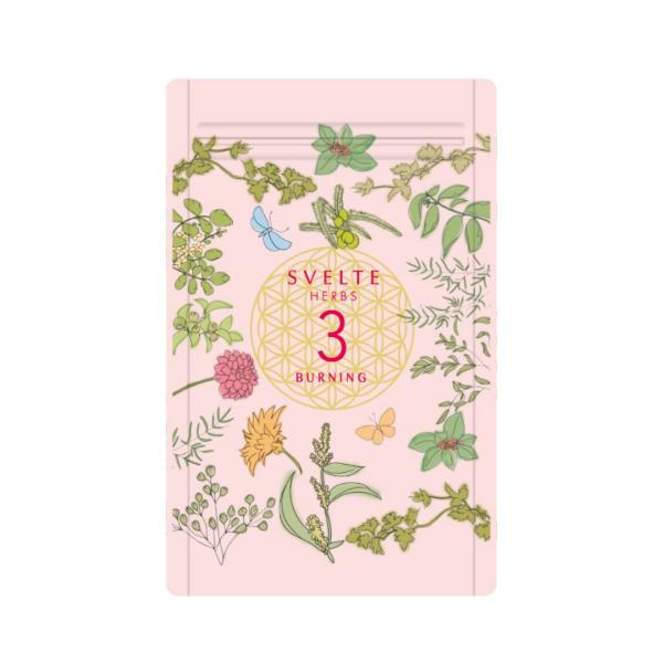 【商品詳細】SVELTE HERBS BURNING 3 SUPPLEMENT　 (200mgX90粒）スベルトハーブスシリーズは、ハーブの組み合わせに着目し開発されたサプリメントです。独自の抽出方法によりエキスを抽出しています。食事や生活...