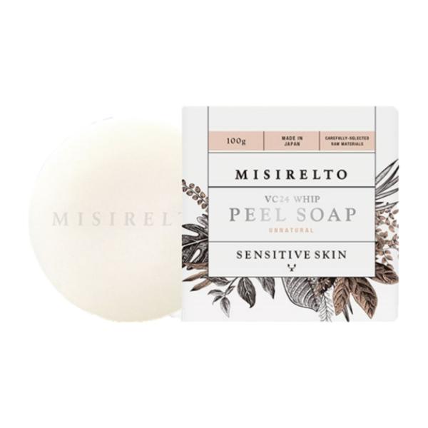 MISIRELTO VC24 ホイップピールソープ　100ｇ持続型ビタミンC誘導体APPSとグリコール酸2%配合で、ホイップクリームのように泡立つピーリングソープ。2度洗いでメイク汚れも落とせます。【ご使用方法】石けんを十分に泡立て、泡で包...