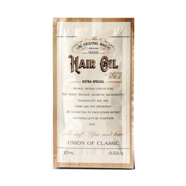 LINC ORIGINAL MAKERS ヘアオイル 997 お試し人気商品のヘアオイルのお試しサイズが登場!LINC独自のブレンドで開発したオリジナルヘアオイル。タオルドライ後に、髪になじませればドライヤーの熱からの髪を保護しながら傷んだ...