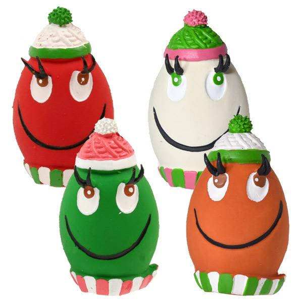 ・LANCO（ランコ）社のたまごちゃんシリーズTOY。・スペイン特有のカラフルな色使いと可愛いキャラクターは世界39ヵ国以上のオーナーとペット達に愛され大人気です。・一つ一つ手作業でペイントを行い顔の表情などを描きます。その顔はクリクリとし...
