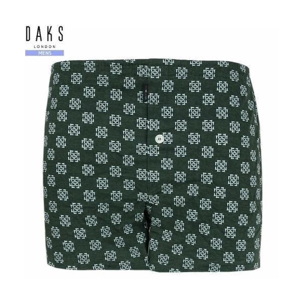商品名：日本製 小紋柄 ニット トランクス パンツ KNIT TRUNKSブランド：DAKS生産国：日本サイズ：表記サイズーMウエスト76〜84cm素材：綿100%カラー：グリーン系【モニタの環境によって色が異なる場合があります】コンディシ...