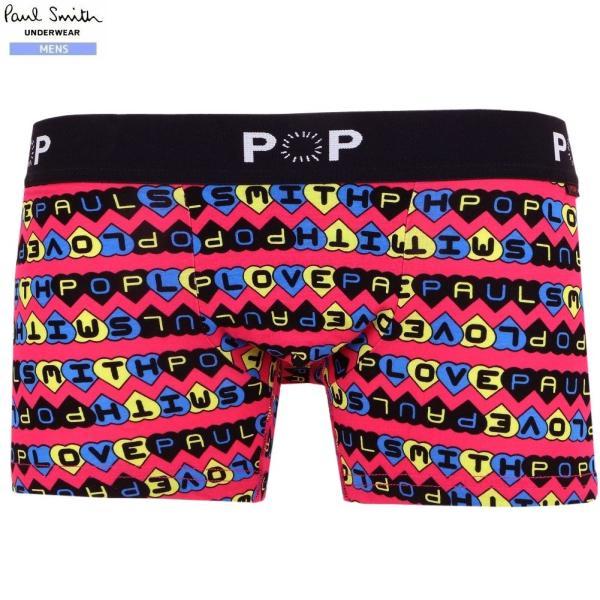 商品名：POP "ハートロゴ" ローライズ ボクサーパンツ LOWRISE BOXERブランド：Paul Smith生産国：中国サイズ：表記サイズーMウエスト76〜84cm素材：身生地：綿95%　ポリウレタン5%ウエストゴム部：ナイロン60...