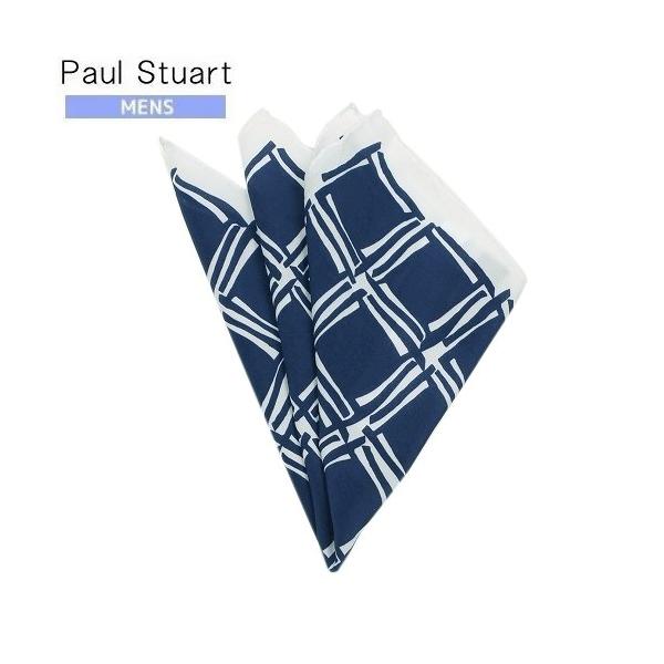 商品名：イタリア製 ハンドメイド プリント シルク ポケットチーフブランド：Paul Stuart生産国：イタリアサイズ：表記サイズー縦33cm×横33cm素材：シルク100%(イタリア製生地使用)カラー：ネイビー系【モニタの環境によって色...