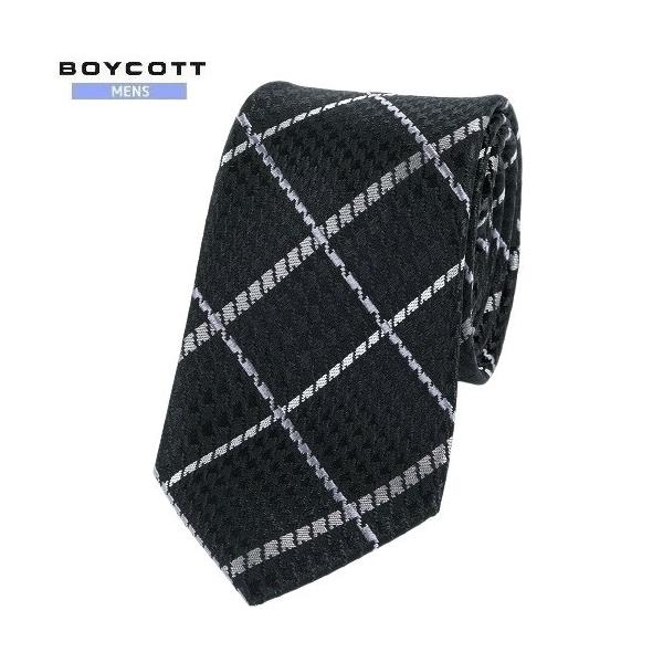 商品名：千鳥格子×チェック シルクネクタイブランド：BOYCOTT生産国：中国サイズ：実寸ー大剣先7.5cm※多少の誤差はご了承下さい。素材：絹100%カラー：ブラック系【モニタの環境によって色が異なる場合があります】コンディション：新品未...