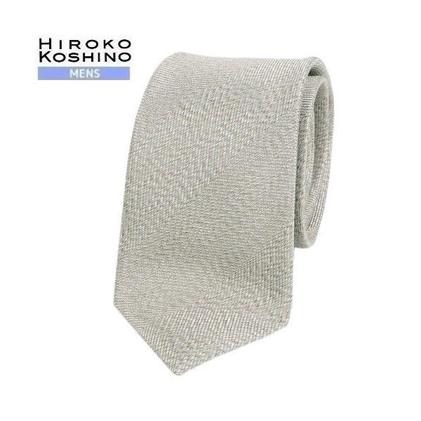 商品名：リネンブレンド ヘリンボーン シルクネクタイブランド：HIROKO KOSHINO HOMME生産国：中国サイズ：実寸ー大剣先7.3cm※多少の誤差はご了承下さい。素材：表地：シルク89%　麻11%裏地：ポリエステル100%カラー：...