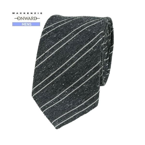 商品名：ネップ ダブルストライプ シルク ネクタイブランド：MACKENZIE生産国：中国サイズ：実寸ー大剣先8cm※多少の誤差はご了承下さい。素材：シルク100%カラー：チャコール系【モニタの環境によって色が異なる場合があります】コンディ...