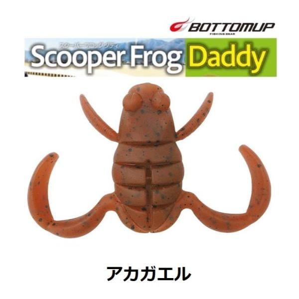 ボトムアップ スクーパーフロッグ ダディ アカガエル #E006 Scooper Frog Daddy11g, 2匹入りFecoモデル■日本郵便クリックポスト：ポスト投函でのお届け（日時指定不可、未着・破損の保証無）
