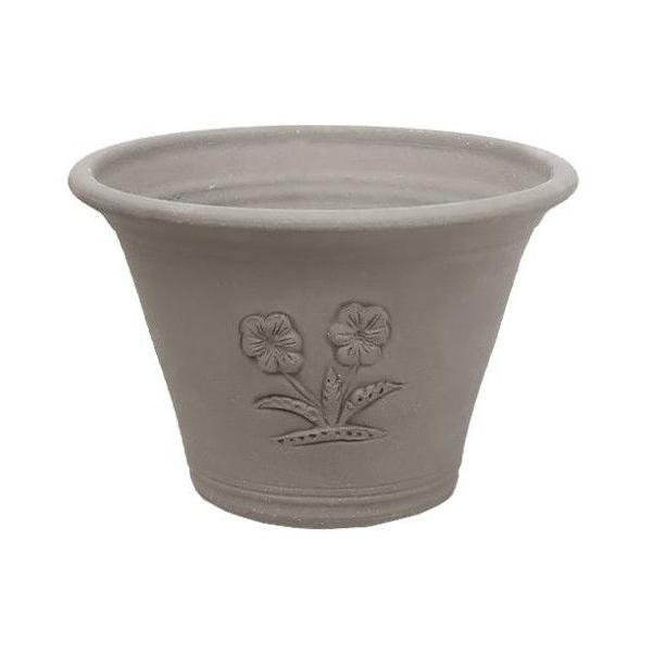 サイズ :Φ21×h14cmカラー:グレー[ご注意]・ハンドメイド品につき、実測サイズの差異や、形状、質感、模様の入り方など個体差がございます。・焼成時に生じたと思われる、色むら、小さなヒビ、かすれなどがある場合がございます。・製作者の意向...