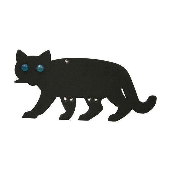 ●特長・吊ヒモでぶら下げるタイプ・ネコの目玉（ガラス）が光で輝きます●仕様・サイズ：幅31×高さ15ｃｍ・材質：硬質EVA・反光ガラス・付属品：吊ヒモ約150ｃｍ1本