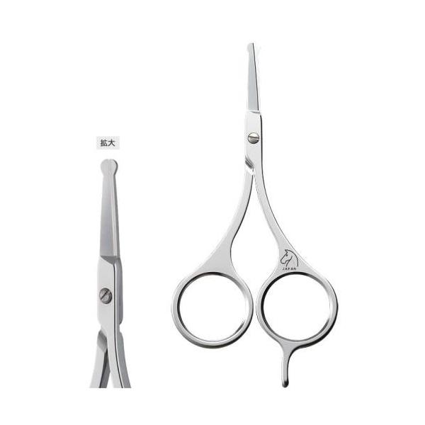 ●特長・美容ハサミにヒントを得た全く新しい発想の鼻毛カット用です。・小指を指かけに乗せてカットします。