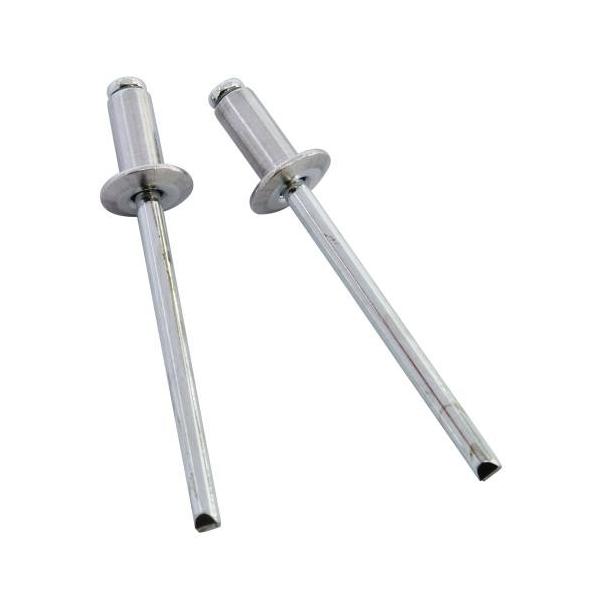 ●特長・ボルト・ナットでの固定とは違い、片側からの操作で複数の素材を締結できます●用途・母材と部材の締結に●材質・スリーブ：アルミニウム合金・シャフト：ハイカーボンスチール●仕様・締付可能厚：3.2〜4.8mm・下穴寸法：4.1〜4.2mm...