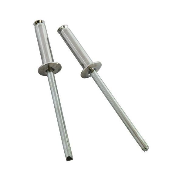 ●特長・スリーブが4方向に大きく開く事で紅や板や樹脂、ゴムなどの柔軟母材をしっかり保持しながら締結します●用途・母材と部材の締結に●材質・スリーブ：アルミニウム合金・シャフト：ハイカーボンスチール●仕様・締付可能厚：9.3〜12.5mm・下...