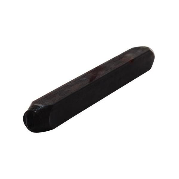 ●特長・サイズ3mmの英字単品です●用途・鉄・銅・アルミなどの金属板への打刻に●材質・本体：S50C●仕様・サイズ：3mm・全長：60mm・質量：18g