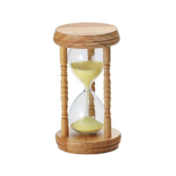 ●特長・木製スタンド付の砂時計です●用途・時間計測に●材質・本体：硝子、木●仕様・計測時間：30秒・本体サイズ：外径82mm×高さ146mm