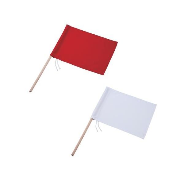 ●特長・遠方からでも確認しやすい紅白旗です●用途・工事現場などの誘導や安全確認に●材質・柄：木●仕様