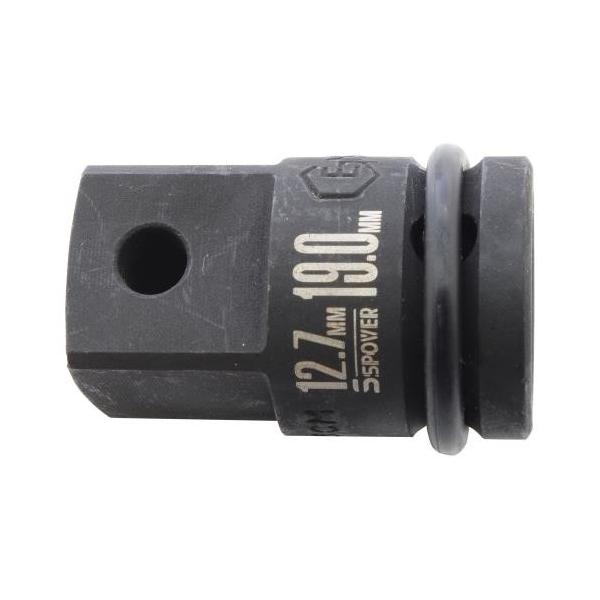 ●特長・差込角変更用のアダプタです●用途・差込角12.7mmから19.0mmへの変更に●材質・本体：Cr-Mo●仕様・差込角：12.7mm・耐トルク：665N・m