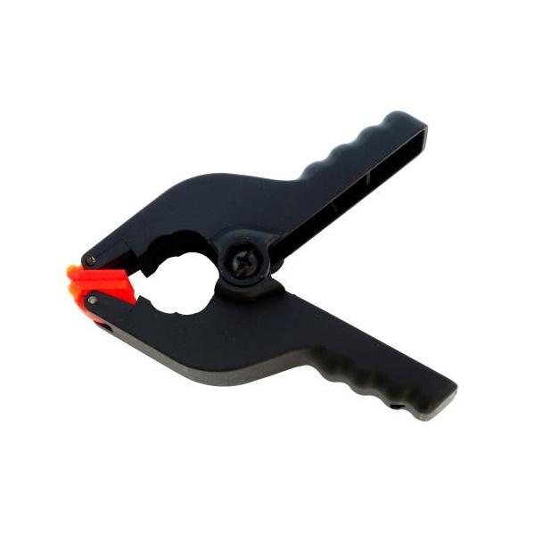 ●特長・軽量タイプのスプリングクランプです・サイズバリエーションがあります●用途・加工材の固定に●材質・本体：ナイロン●仕様・口開：40mm