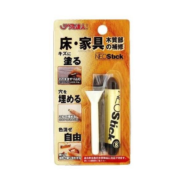 ●特長・一本3役床・家具、壁のキズ補修剤「キズにすり込む」「穴を埋める」「色混ぜ自由」・指先（体温）で柔らかくでき、作業性バツグン●仕様・個装サイズ（縦×横×厚さ）mm：125×67×15・個装重量：20g・付属品：ヘラ、スチールウール