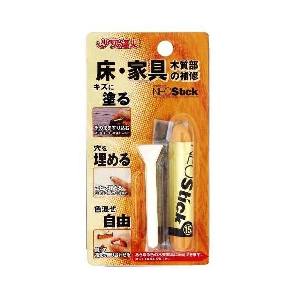 ●特長・一本3役床・家具、壁のキズ補修剤「キズにすり込む」「穴を埋める」「色混ぜ自由」・指先（体温）で柔らかくでき、作業性バツグン●仕様・個装サイズ（縦×横×厚さ）mm：125×67×15・個装重量：20g・付属品：ヘラ、スチールウール