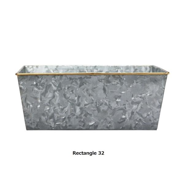 購入した植物を鉢ごと入れ込み寄せ植えを楽しんだり、物を収納するケースとしても。※本製品は鉢底穴が無いタイプです。MATERIAL：SteelSIZE：W32×D19×H12cm※モニター環境により、実際の商品の色合いと多少異なってみえる場合...