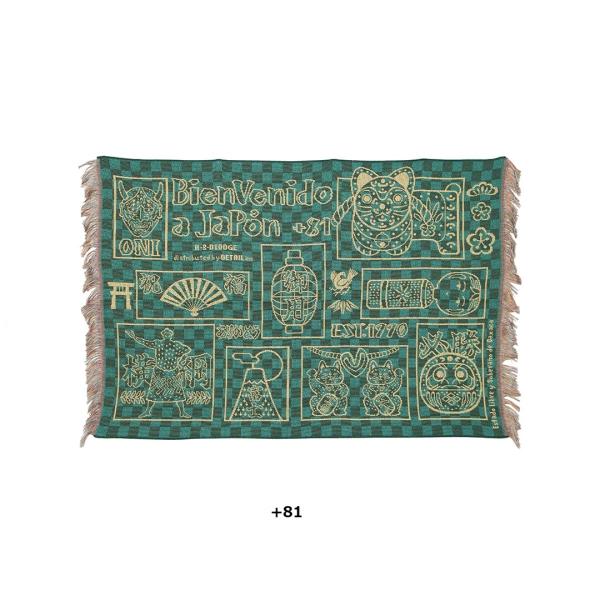 DETAILの定番アイテムであるOAX Throwketシリーズから、幅広い用途で使えて扱いやすいクォーターサイズ「100cm x 70cm」のタイプ。コンパクトで使い勝手のいい仕様と、こだわりのデザインを落とし込んだ1枚です。◎ちょうどよ...