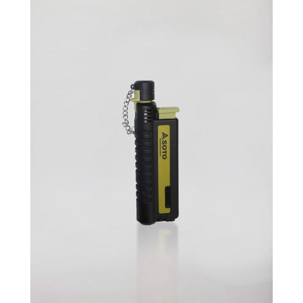 使用時は伸ばして安全に、収納は縮めてコンパクトに。安全のための火口キャップ付。ポケットや荷物の中での誤作動を防ぎます。また火口内部へのほこり等の進入を防ぎ、点火不良等の不具合を減らします。炎温度1,300℃の強力耐風バーナーが、アウトドアシ...