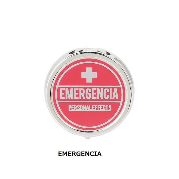 携帯灰皿を持ち歩かないのは、本当に気に入った携帯灰皿と出逢えていないからだ。という方は決して少なくないはず。この携帯灰皿が、そんなあなたの暮らしを変えるとしたら、それは私たちの大きな喜びです。スペイン語で"緊急事態"と書かれた丸型は、小さな...
