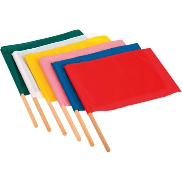 メーカー品番：EKA646商品仕様：●旗サイズ=縦35cm×横45cm ●自重=520g/組 ●材質=旗:ポリエステル、柄:木 ●緑・白・黄・ピンク・青・赤・各色1本 ●柄サイズ=直径1.8cm×長さ55cm ●日本製 納期に関して：通常4...