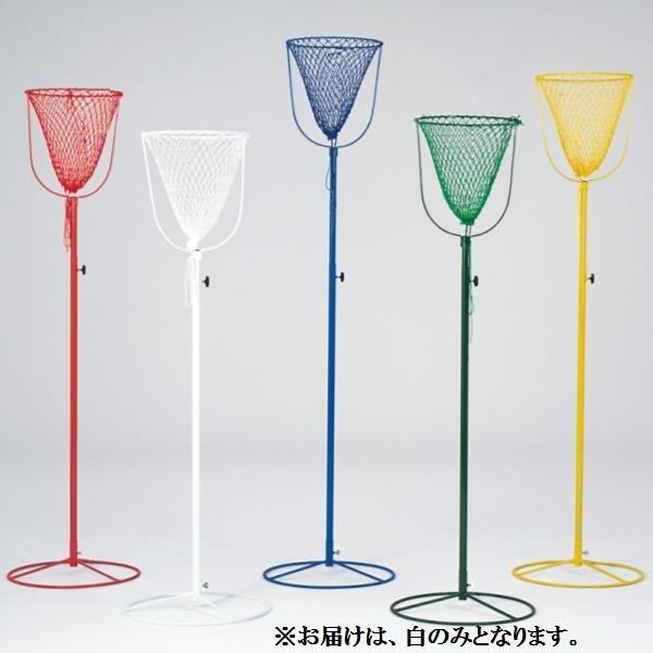 メーカー品番：EKA769-90商品仕様：●カラー:白 ●サイズ=ベース:直径50cm×高さ185〜270cm ●材質=直径2.9cmスチール ●リング直径43cm ●ネット付 ●日本製送料に関して：この商品は、メーカー指定の大型扱い商品と...