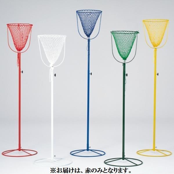 メーカー品番：EKA769-100商品仕様：●カラー:赤 ●サイズ=ベース:直径50cm×高さ185〜270cm ●材質=直径2.9cmスチール ●リング直径43cm ●ネット付 ●日本製送料に関して：この商品は、メーカー指定の大型扱い商品...