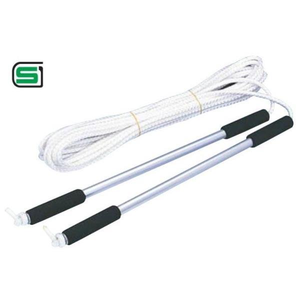 メーカー品番：S-1775商品仕様：●長さ15m ●重量800g ●柄:アルミ合金（60cm) ●アルマイト加工 ●ロープ9mm虎打 ●専用ケース付 ●使用人数目安:子供18〜20人、大人13〜15人送料に関して：この商品は、メーカー指定の...