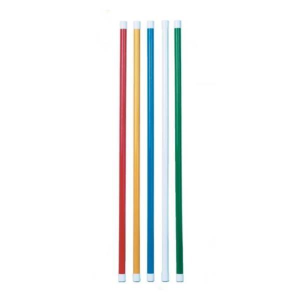 メーカー品番：S-1846商品仕様：●5本1組（赤・青・黄・緑・白） ●太さ直径30ｘ長さ100cm ●木製（ラミン）ビニールコーティング ●重量400ｇ（1本）　※バラ売り不可。　　送料に関して：この商品は、メーカー指定の大型扱い商品とな...