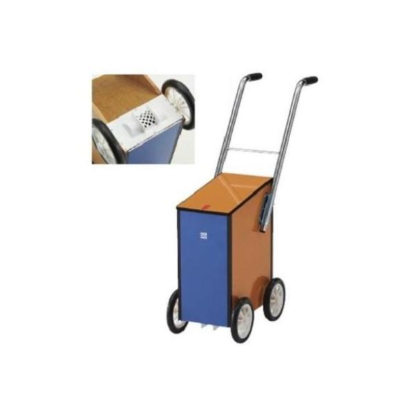 メーカー品番：D-997商品仕様：●一般用 ●サイズ／巾36×奥行85×高さ95cm ●材質／ 本体：耐水合板・ハンドル：スチールパイプ●ライン巾／5cm ●容量／18L（炭酸カルシウム1袋分）●重量／8.5kg送料に関して：この商品は、メ...