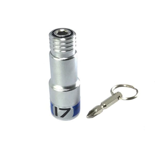 メーカー品番：BDST-17商品仕様：【仕様/規格】 ●差込角凸6.35mm ●M10ネジ・小型M12ネジ・W3/8ネジ用： 足場クランプナット、ケーブルラック、コーチねじ対応 【サイズ】23x75x23mm 【重量】120g 納期に関して...