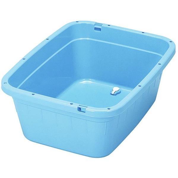 メーカー品番：#4973221008369 角タライジャンボ栓付 80 ブルー商品仕様：●本体サイズ:77×58.5×29.5cm  ●本体重量:2.4kg  ●素材・材質:本体/ポリプロピレン、水抜栓/ポリエチレン  ●原産国:日本  ●...