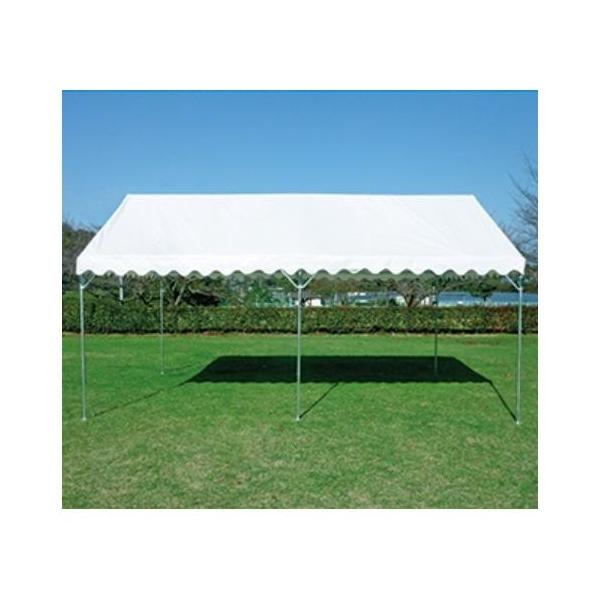 メーカー品番：G-1677 集会テント1520商品仕様：●サイズ：267×355cm(1.5×2間)、全高280cm(軒高200cm) ●重さ：53kg ●脚部スチール(31.8mm)、天幕ポリエステル6号帆布 ●天幕収納袋付 ●4本柱送料...