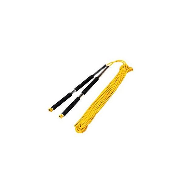 メーカー品番：EKD355 集団用とびなわ25ML商品仕様：●ロープサイズ=直径0.9cm×25ｍ ●自重=1.6kg ●ロープ材質=ポリプロピレン ●グリップ部68cm ●小人30〜50人、大人20〜30人 ●収納袋付 ●グリップ材質=ア...