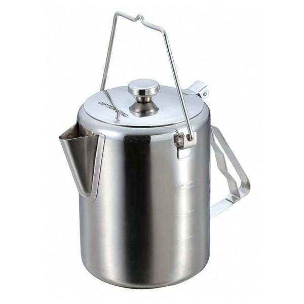 メーカー品番：UH-4208 キャンピングケットル１．９L商品仕様：●サイズ：幅165×奥行220×高さ190ｍｍ、本体外径（約）/130ｍｍ ●重量（約）580ｇ、満水容量（約）1.9Ｌ、適正容量（約）1.3Ｌ ●素材：ステンレス鋼（底の...