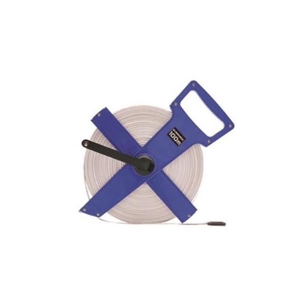 メーカー品番：EKA847 EVリール 100m 商品仕様：●長さ38.5cm×幅30.5cm×厚さ3.6cm ●自重=1.3kg ●材質=ケース:ABS樹脂、テープ:グラスファイバー ●テープサイズ=幅12mm×厚さ0.48mm(両面目盛...