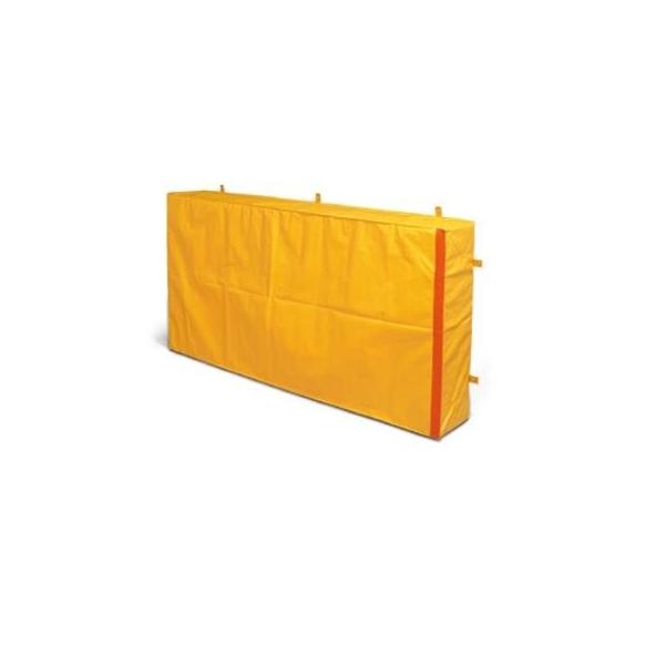 メーカー品番：S-9228 ディフェンスパッド 1×2m商品仕様：●2×1m ●重量15kg ●厚さ30cm ●表皮：エステル防水帆布、芯材ウレタンフォーム300mm ●固定方法：ハトメ式送料に関して：この商品は、メーカー指定の大型扱い商品...